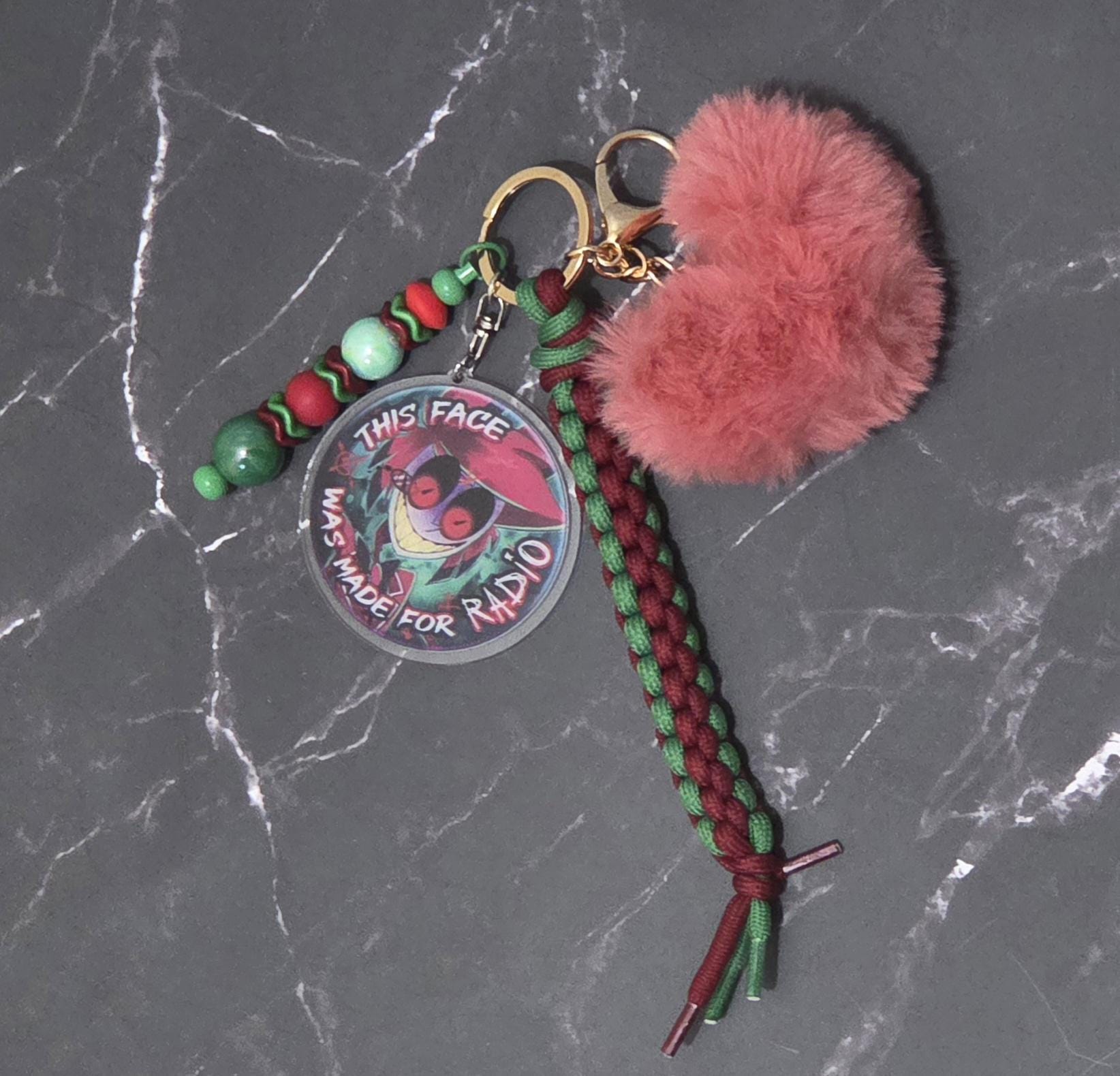 HAZBIN HOTEL Bag Charm/keychain - Alastor | Vaggie | Vox | Angel Dust ...