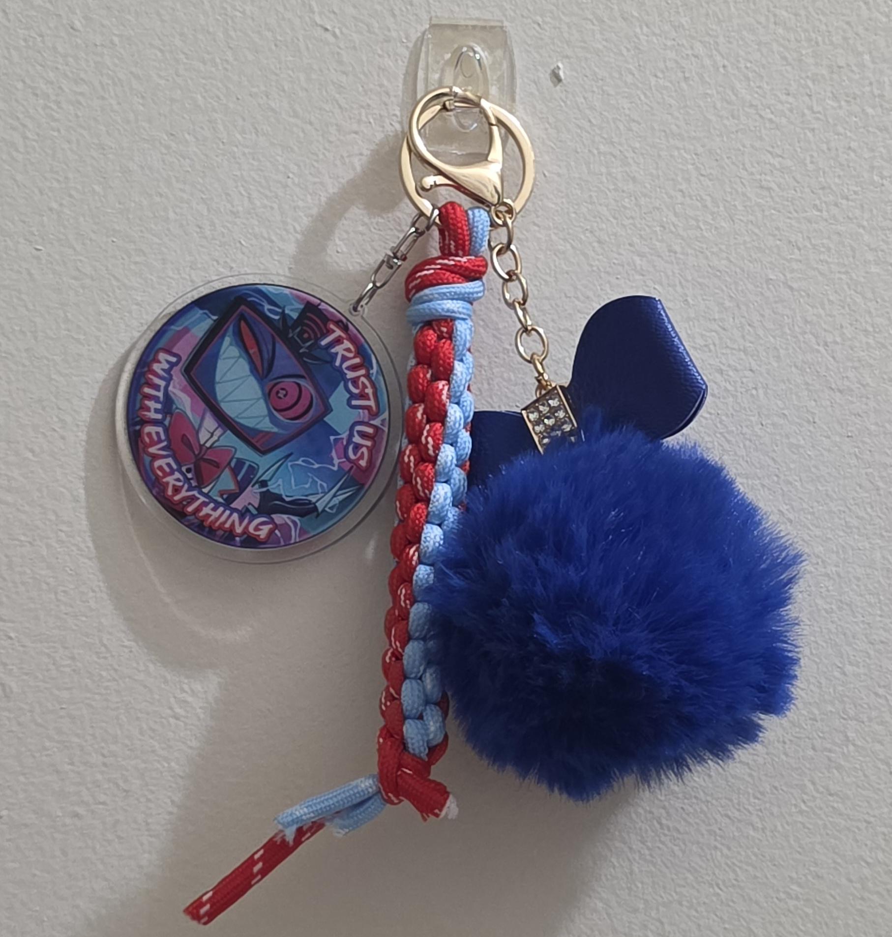 HAZBIN HOTEL Bag Charm/keychain - Alastor | Vaggie | Vox | Angel Dust ...