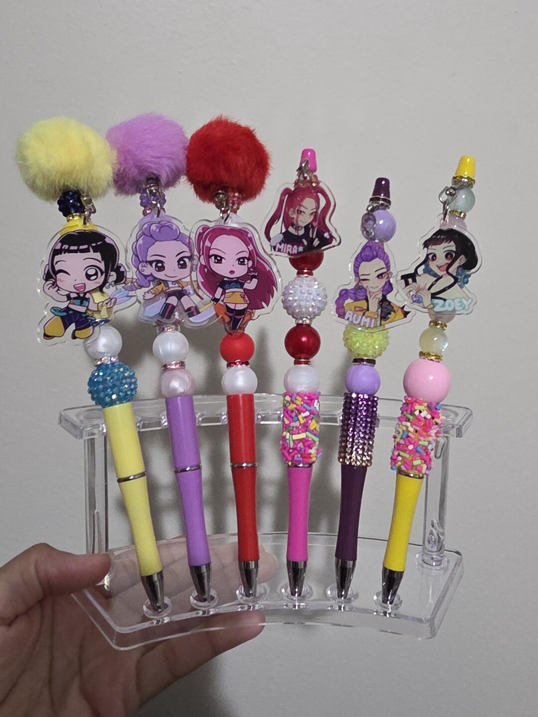 Unleash Your Inner K-POP Demon Hunter With Handmade Beaded Pens ...