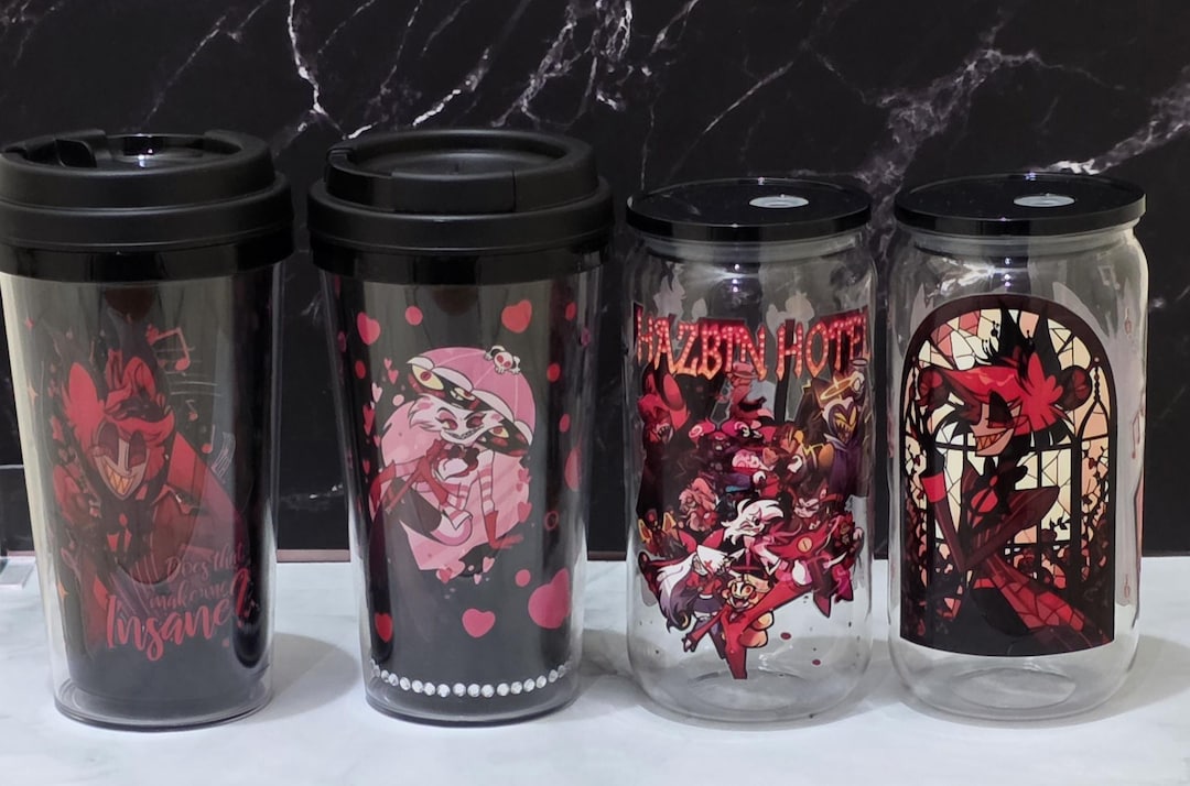 HAZBIN HOTEL - Alastor | Angel Dust |charlie - Handmade 16 and 17oz ...