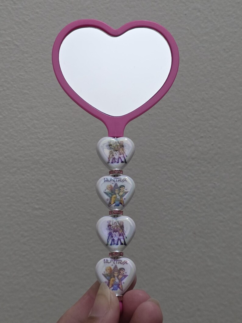 K-POP DEMON HUNTERS - Beaded Mirror - Huntrix | Rumi | Zoey | Mira - Etsy