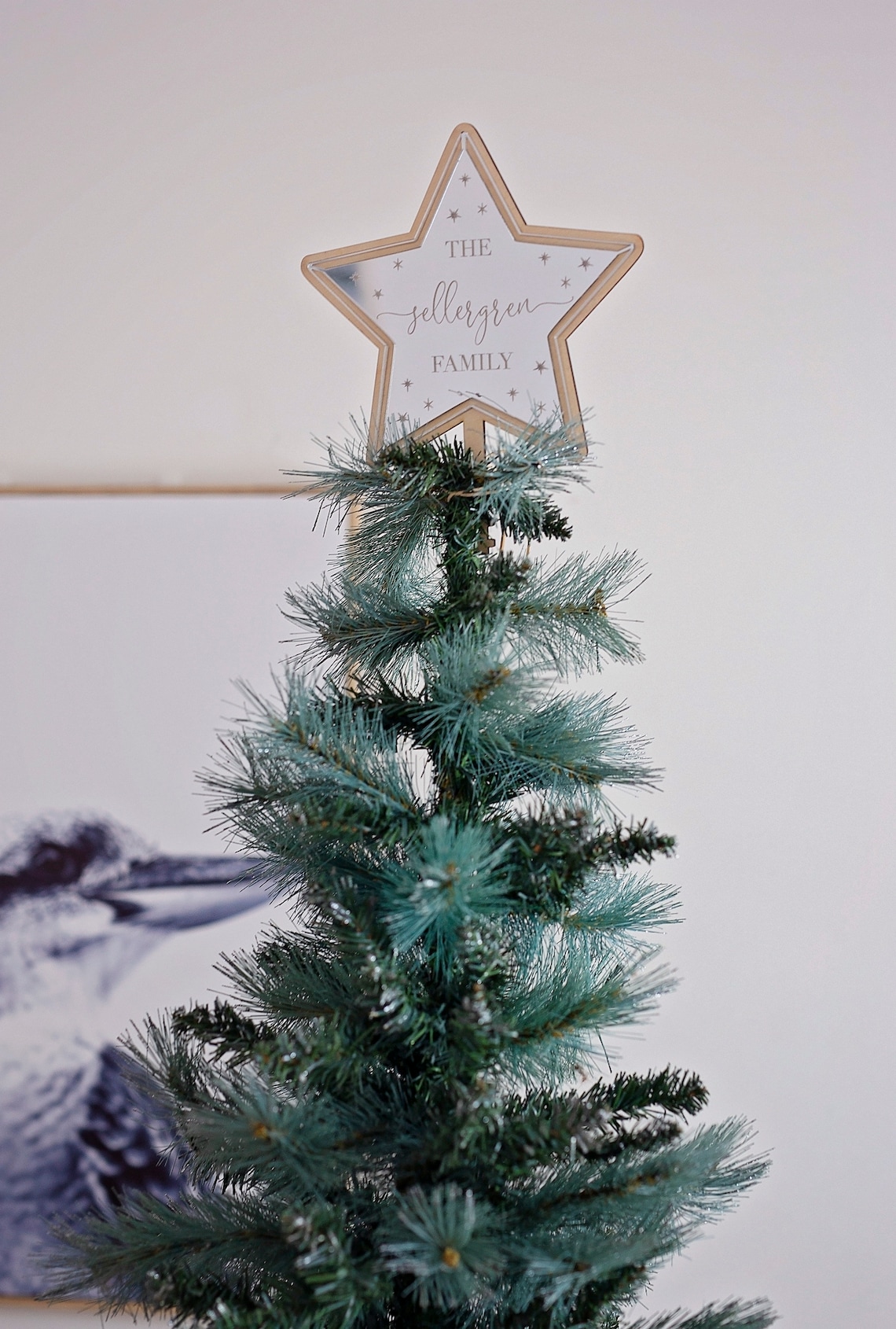 Personalised Tree Topper Engraved - Laser Cutting File, Svg, Vector ...