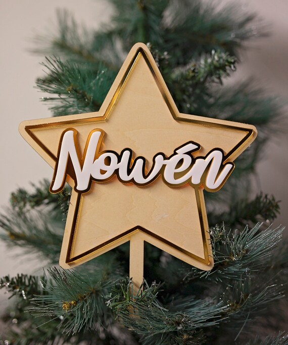 Christmas Tree Topper Star Scandi Christmas Custom | Etsy