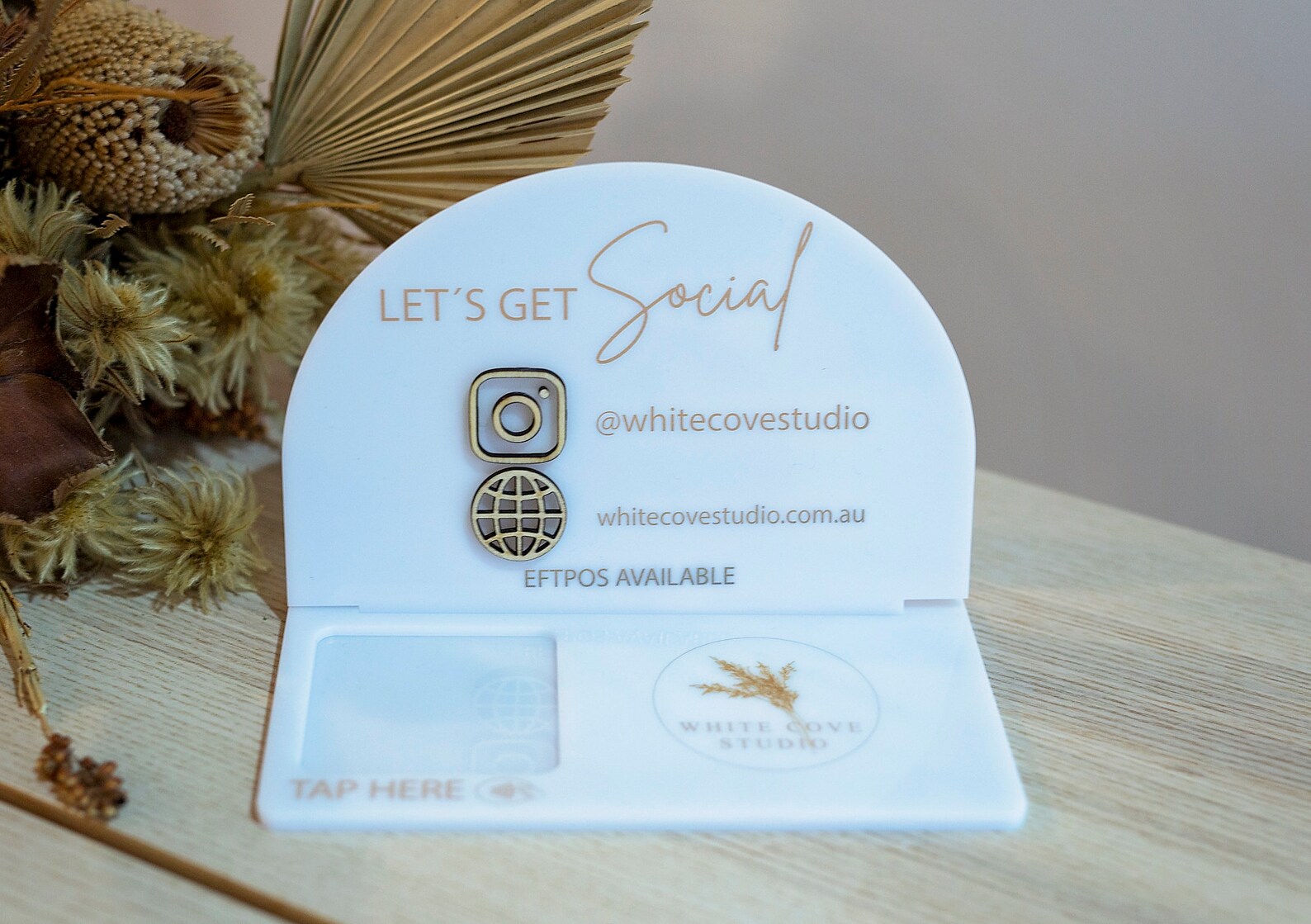 Square Reader Dock Payment Station Social Media Sign Custom - Etsy