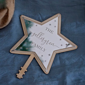 Personalised Tree Topper Engraved - Laser Cutting File, Svg, Vector ...