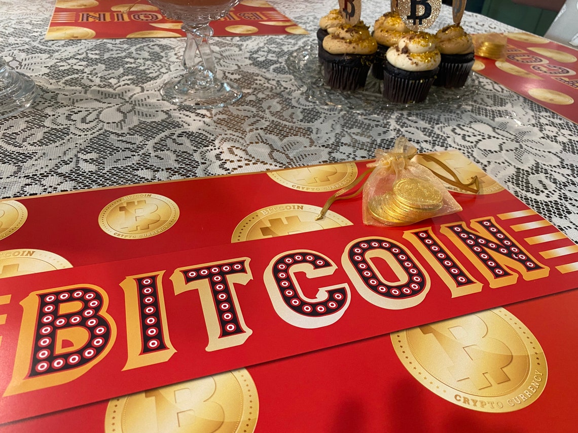Bitcoin Party Pack Kit Everything for Your Bitcoin Party - Etsy