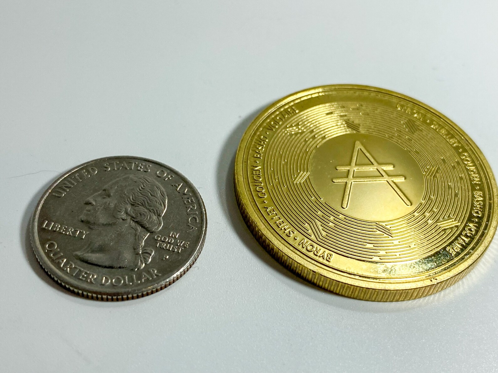 CARDANO COIN, ADA Coin, Cryptocurrency Commemorative Collectors Coin ...