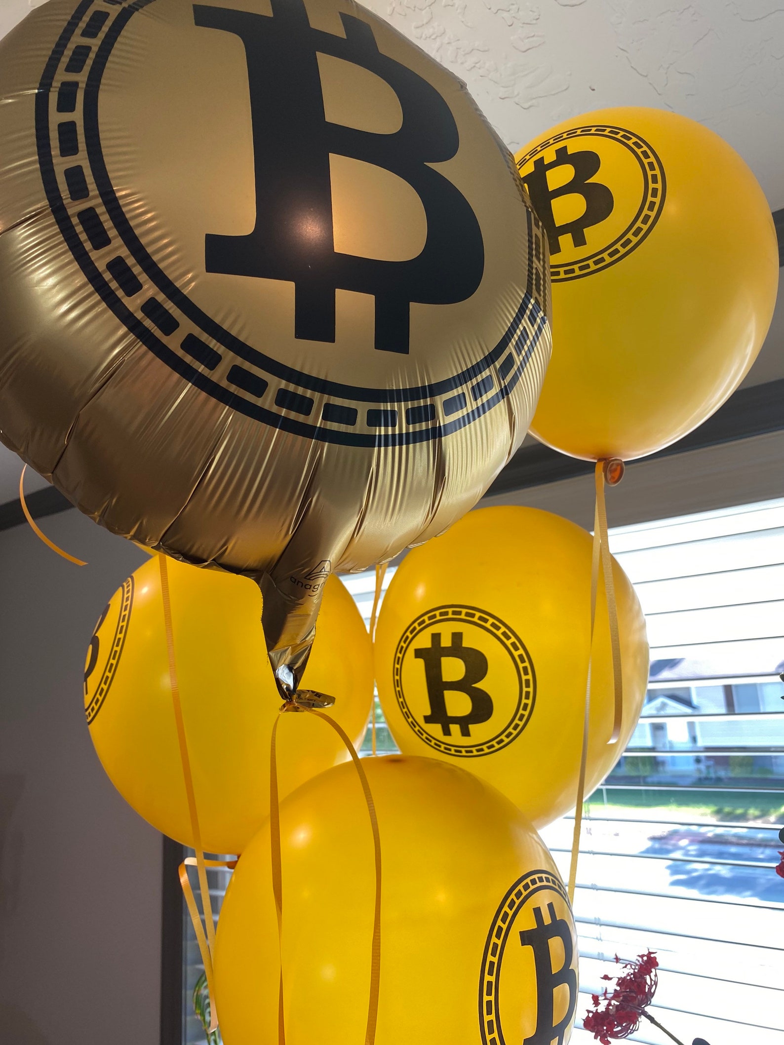 Bitcoin Balloons With Mylars Bitcoin Party Bitcoin Gift | Etsy