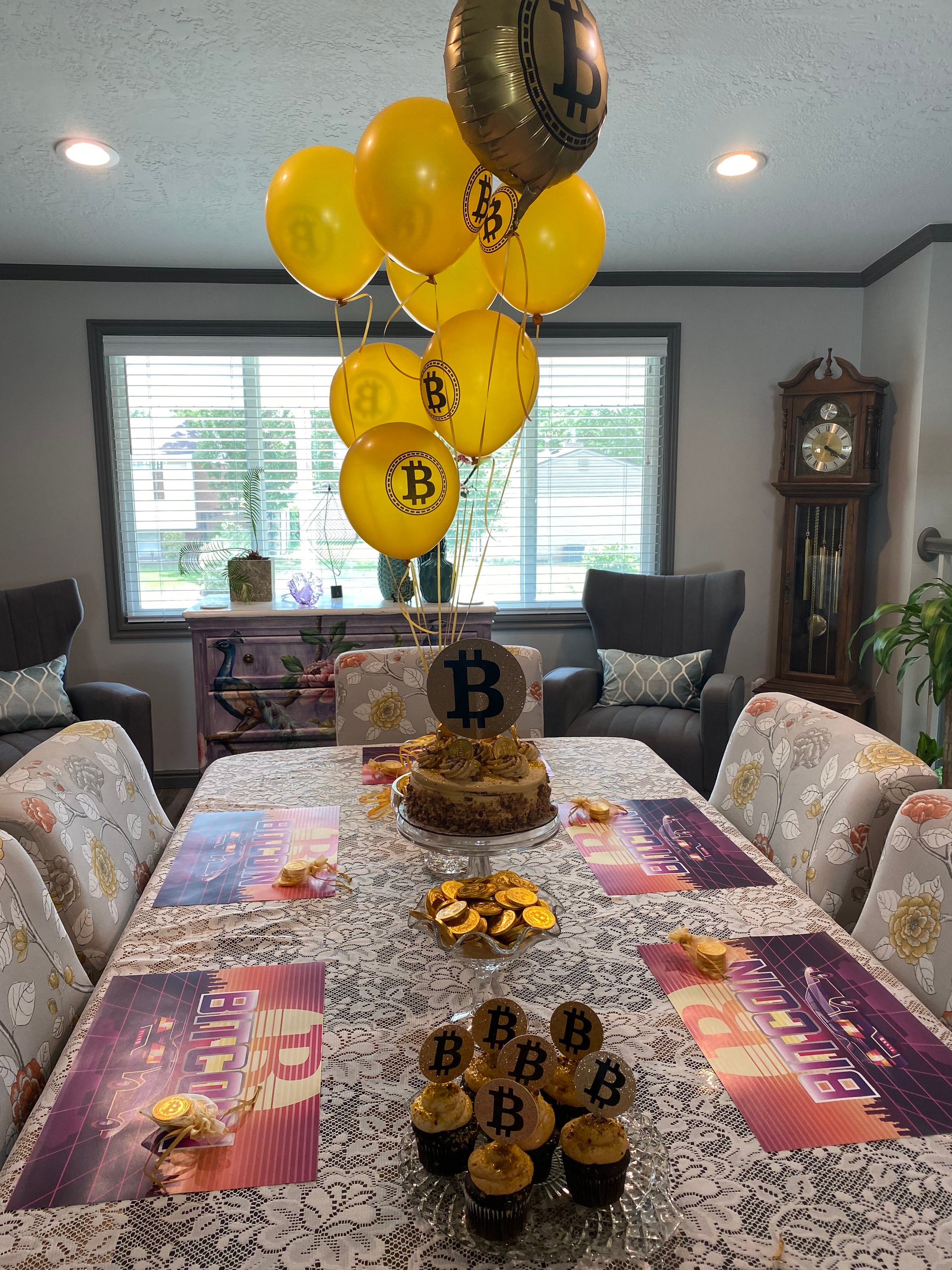 Bitcoin Balloons With Mylars Bitcoin Party Bitcoin Gift | Etsy