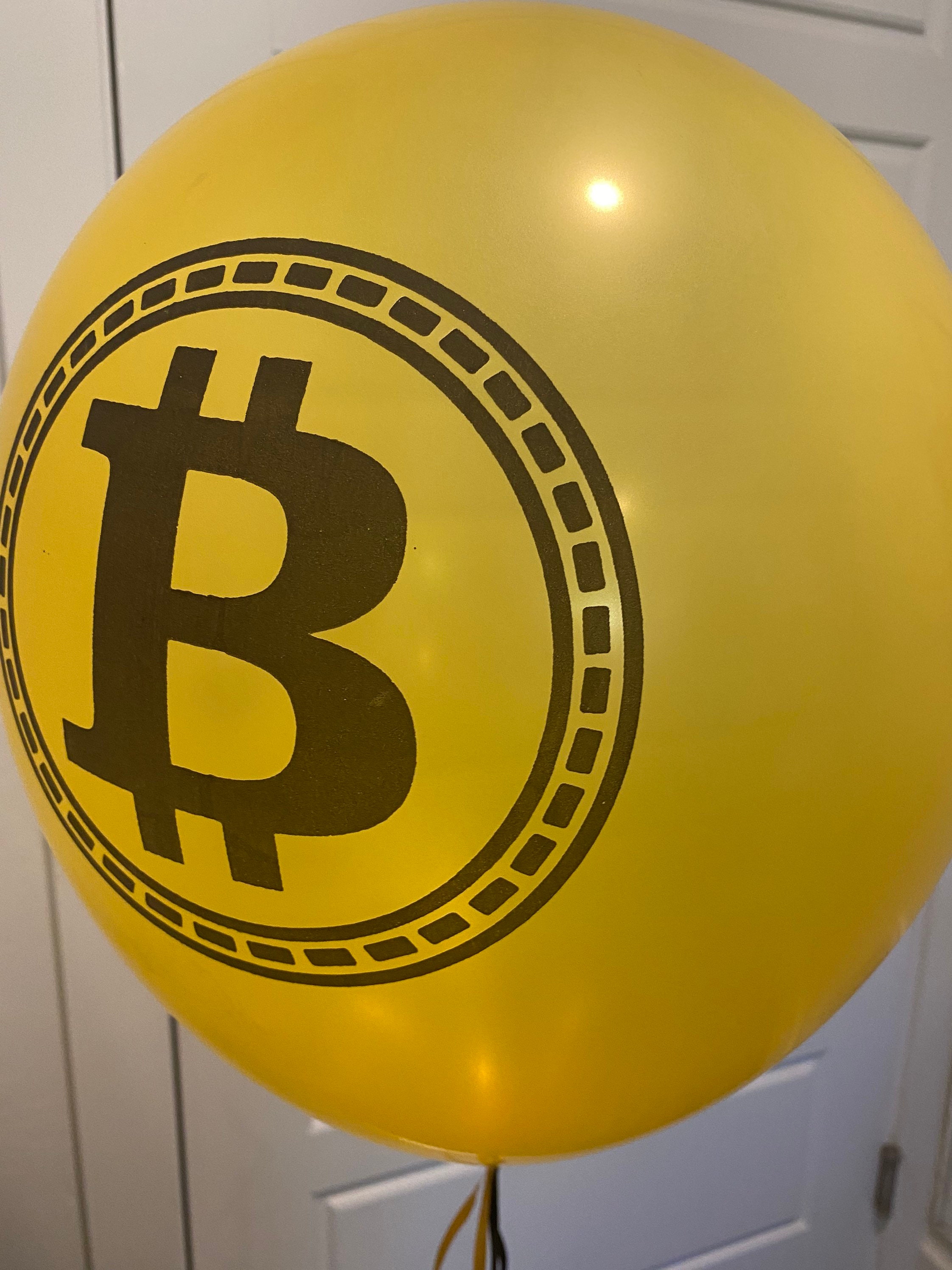Bitcoin Birthday Bitcoin Balloons Bitcoin Party Bitcoin | Etsy