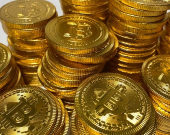 Bitcoin Edible Wafer Cake Cupcake Topper - Etsy