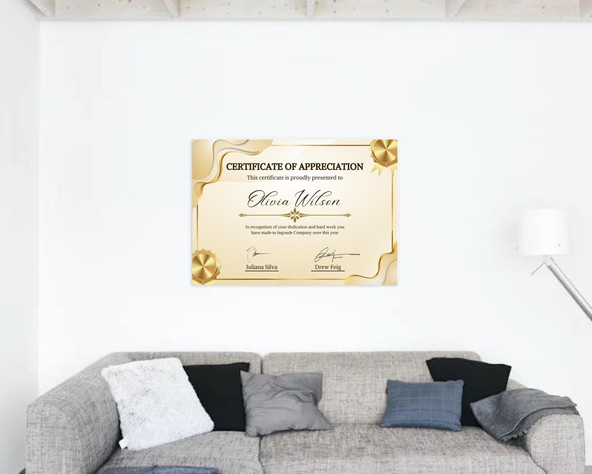 Instant Download Certificate of Appreciation | Digital Award ...
