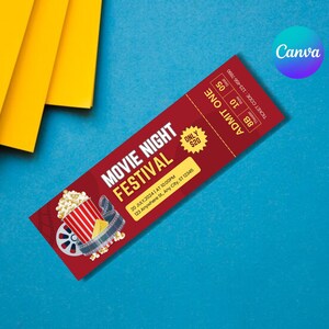 Digital Download Event Ticket | Printable Admission Pass | Instant ...