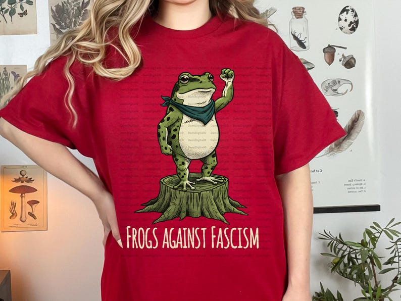 Frogs Against Fascism | Portland Frog Protest Activist Art | Anti ...