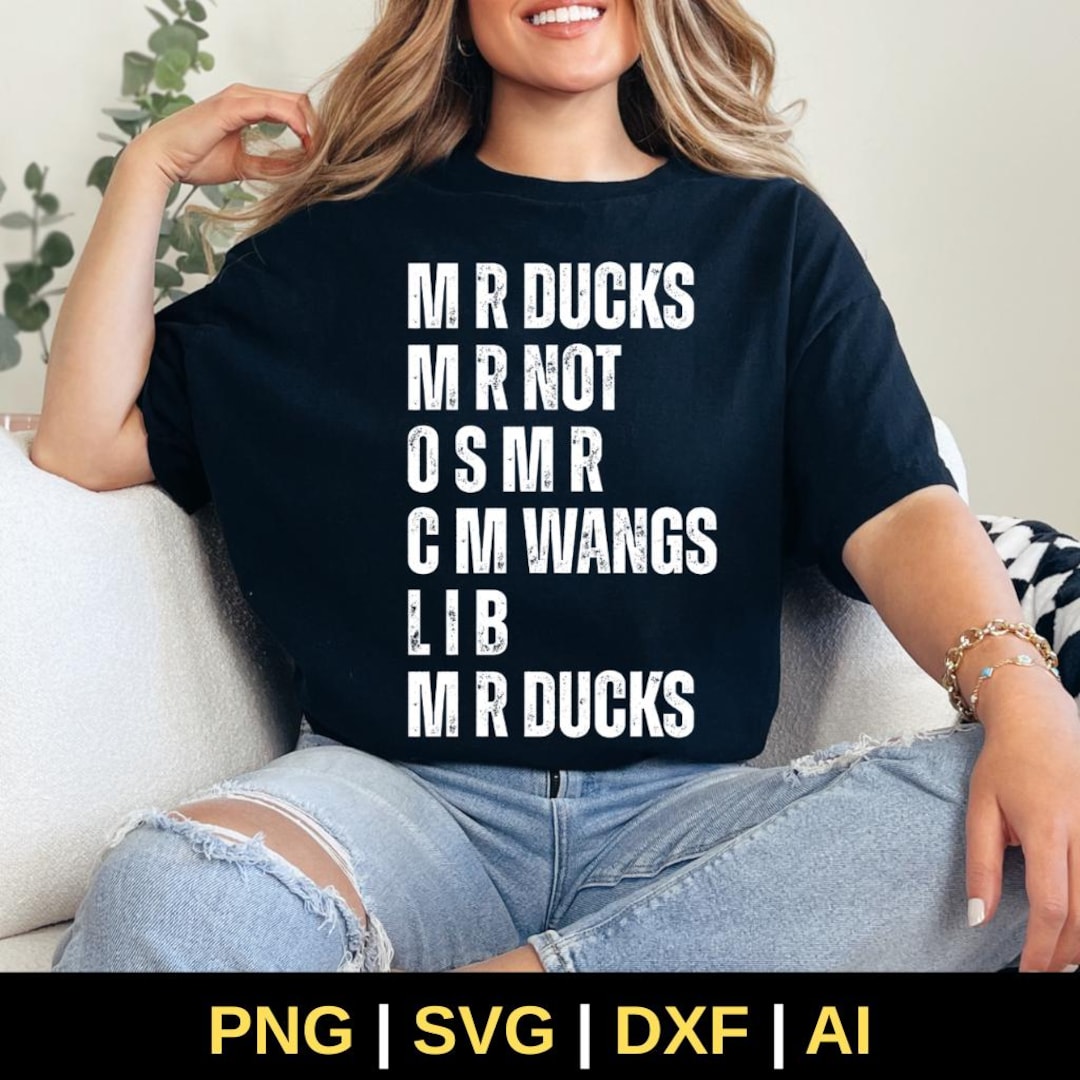 M R Ducks Funny Phonetic Duck Quote SVG PNG | M R Ducks M R Not O S M R ...