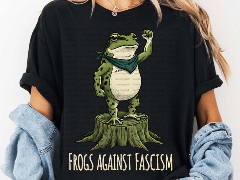 Frogs Against Fascism | Portland Frog Protest Activist Art | Anti ...