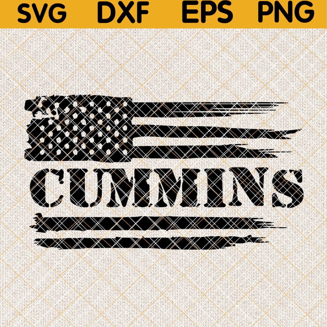 Cummins flag svg Cummins Logo Svg Father's Day Svg | Etsy