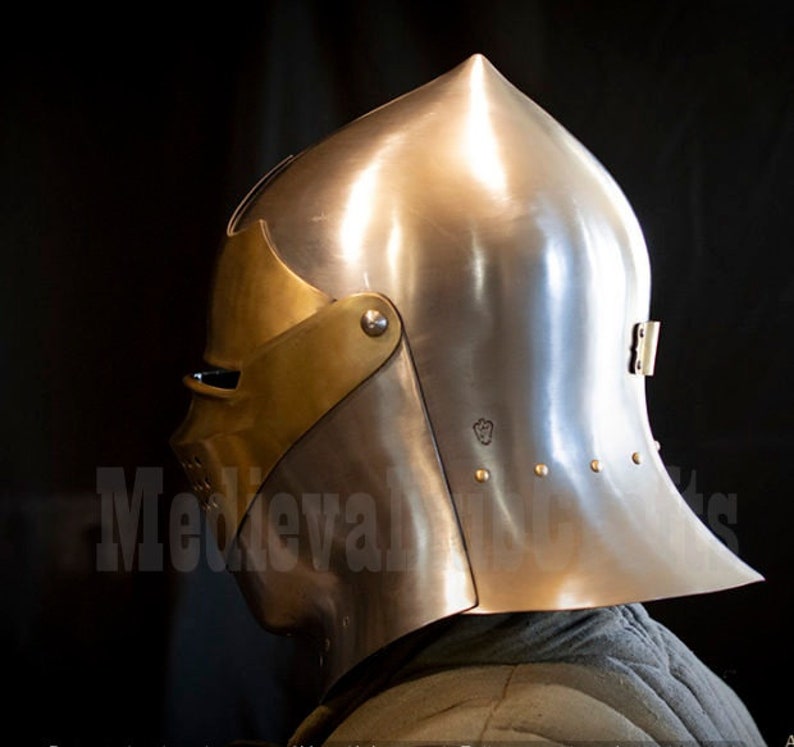 Medieval Close Armet Griffon Bassinet Steel Knight Helmet - Etsy