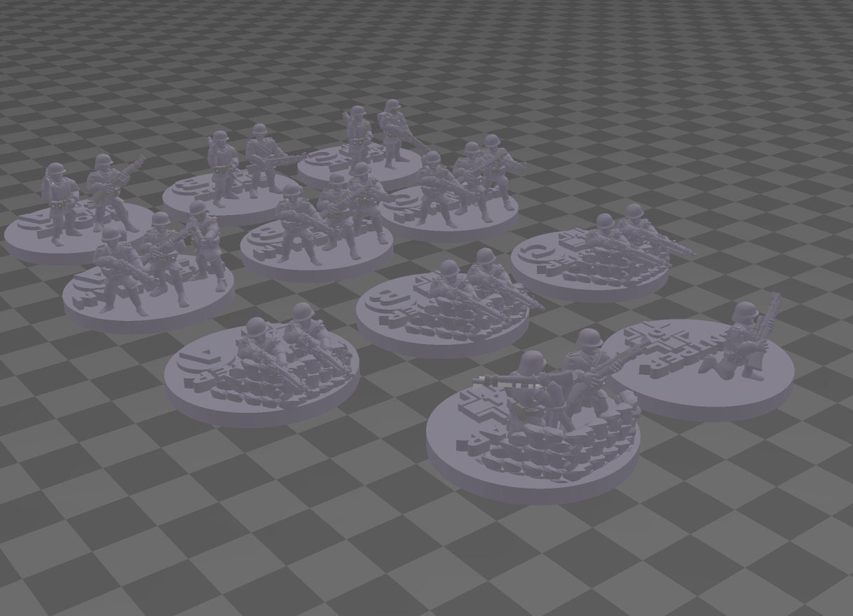 Undaunted Normandy to 3D Printers 3D models for gameboard digital files ...