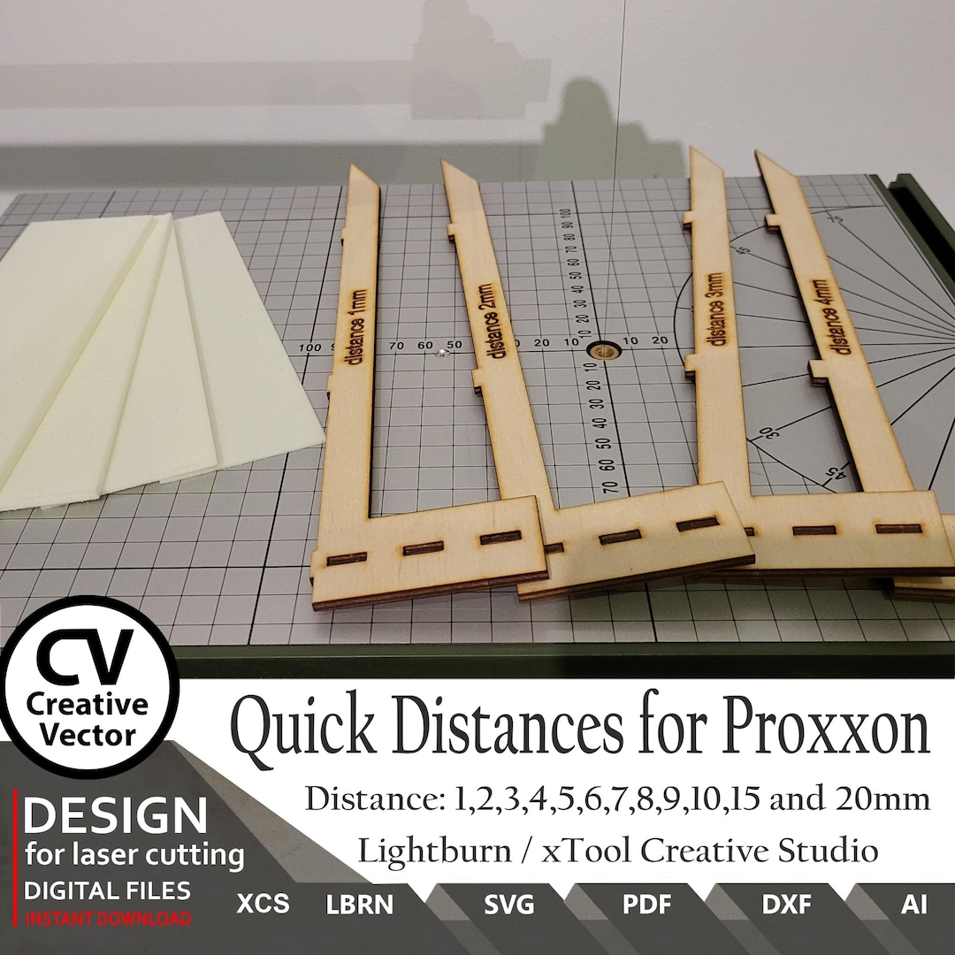 Files for Laser Cutting - Quick Distances for Proxxon THERMOCUT 230 ...