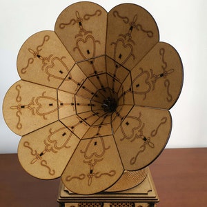 Laser Project Old Gramophone Storage Box or for Bluetooth Speaker Box ...