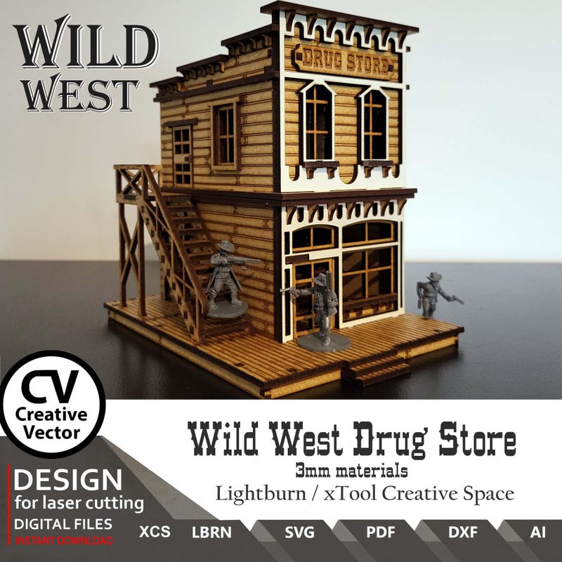 Wild West Mdf Kits - Etsy