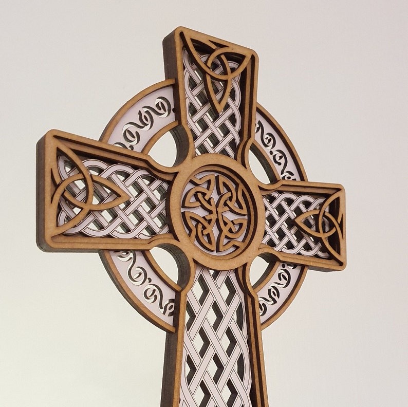 Celtic Cross SVG: 4 Layer Files for Laser Cut (digital Download) - Etsy