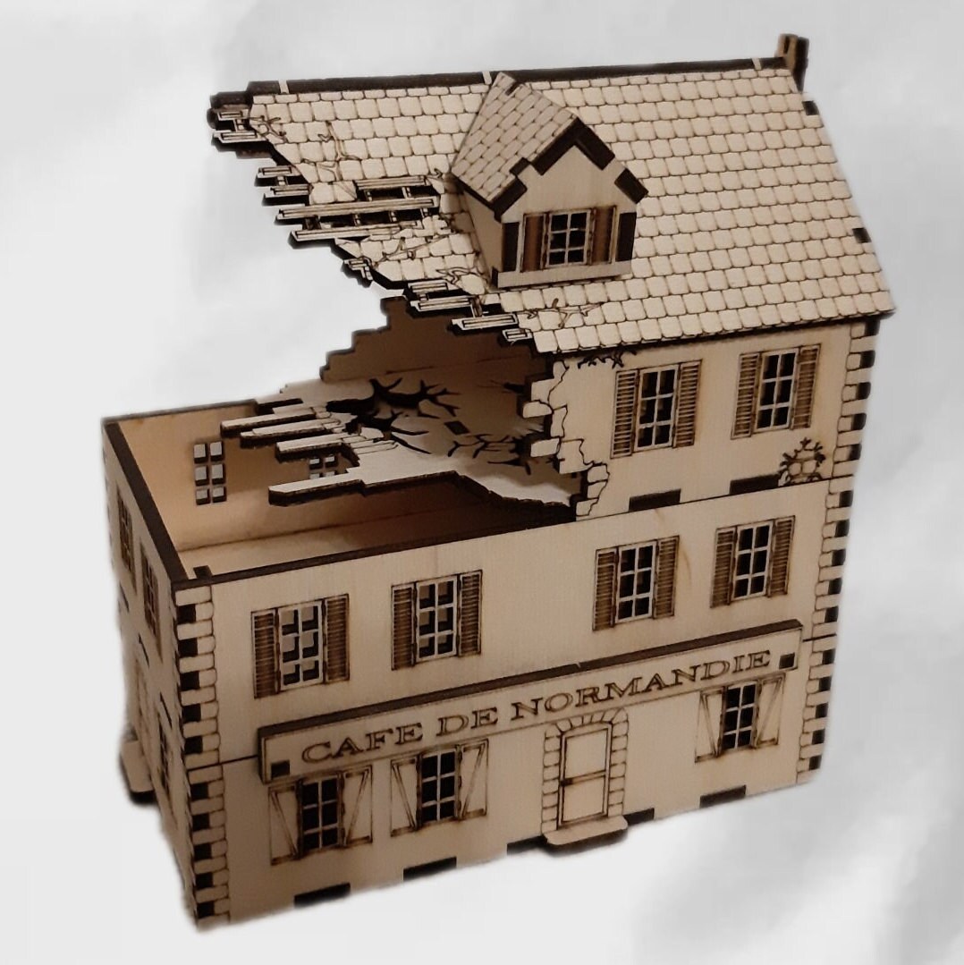 SVG Dxf PDF Normandy Modular House Cafe De Normandie - Etsy