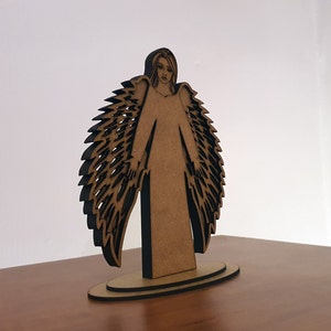 Laser Cut Files Angel 4 Layers Standing Vol 2 | SVG | Angel | Layers ...