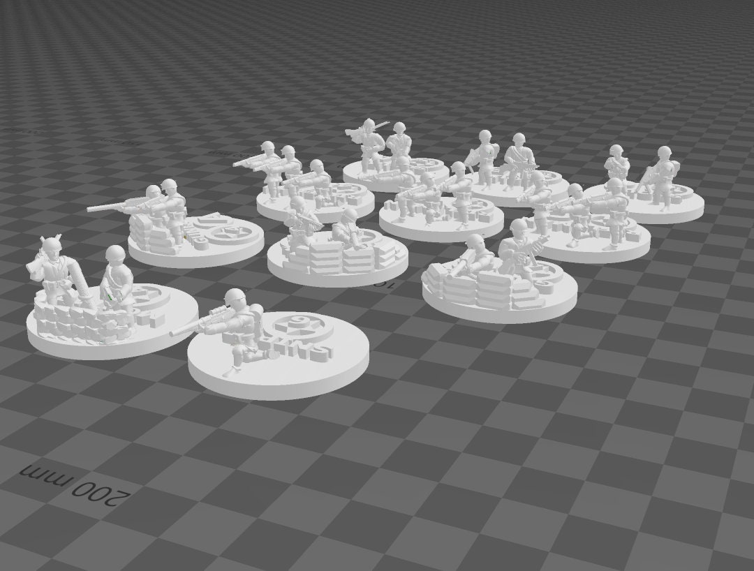 Undaunted Normandy to 3D Printers 3D models for gameboard digital files ...