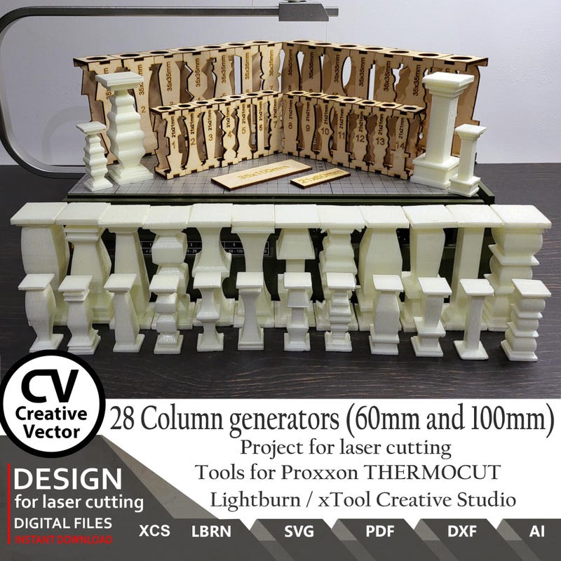 Model Column Template - Etsy UK