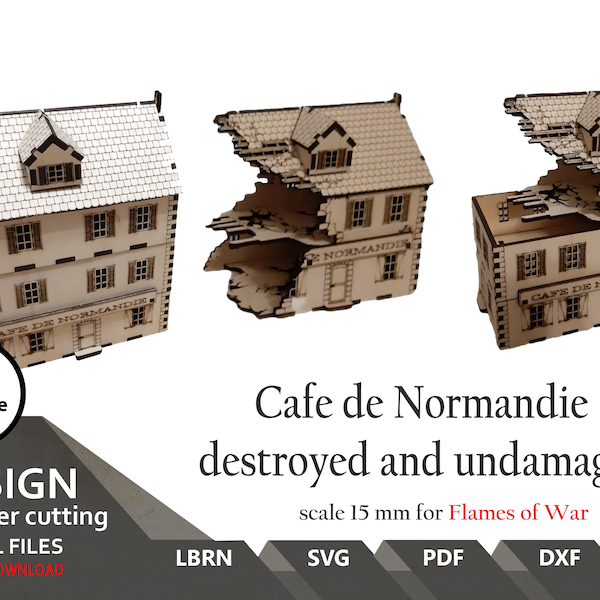 Laser Cut Buildings 15mm - Etsy