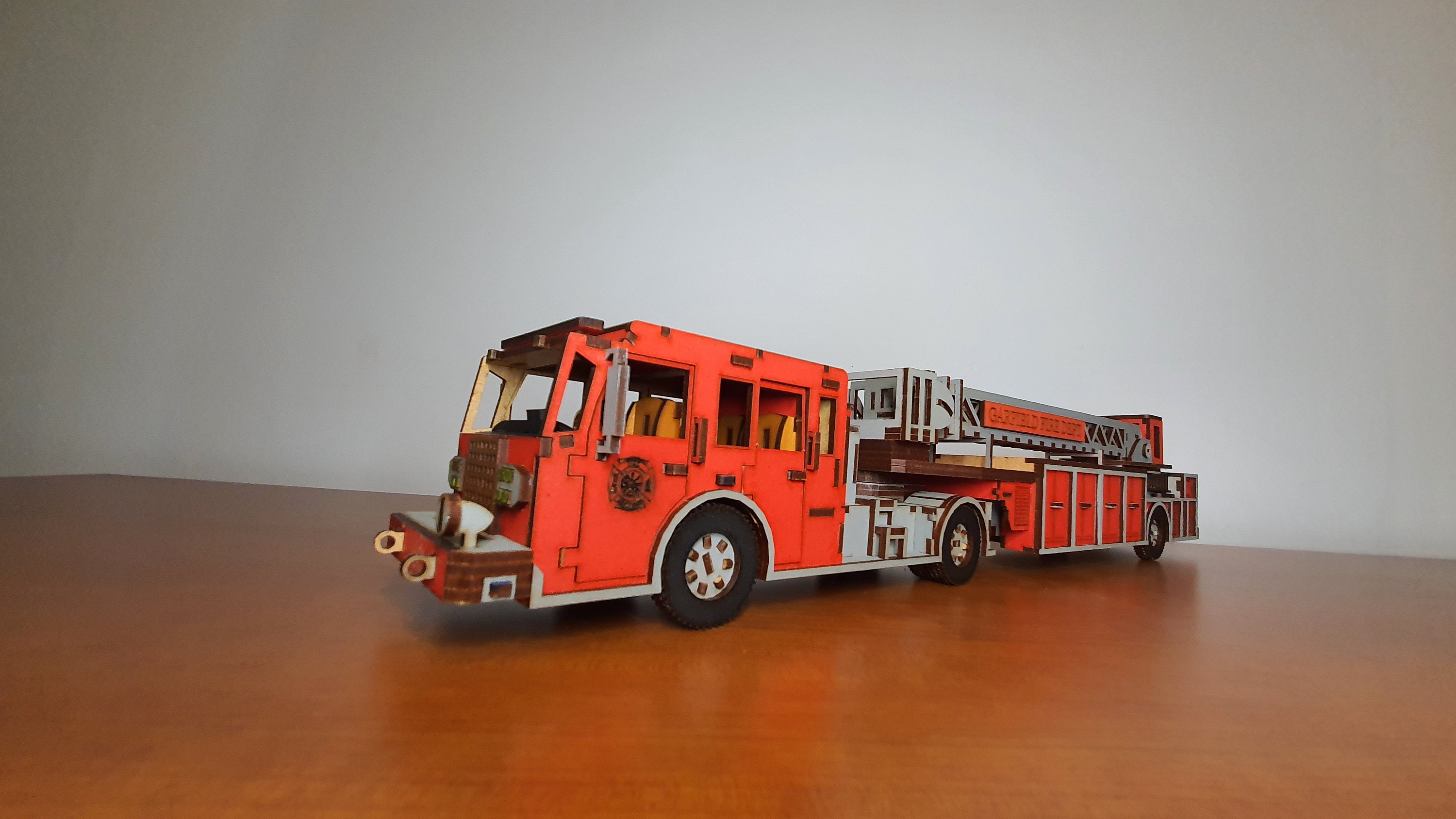 Heavy Duty Fire Truck for Laser Cutting SVG Dxf PDF - Etsy Australia