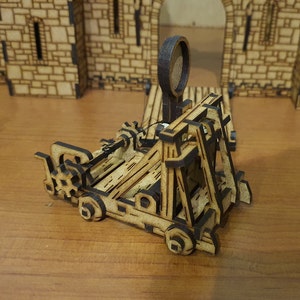 Files for Laser Cutting Medieval Catapult in Scale 28 Mm | SVG | DXF ...