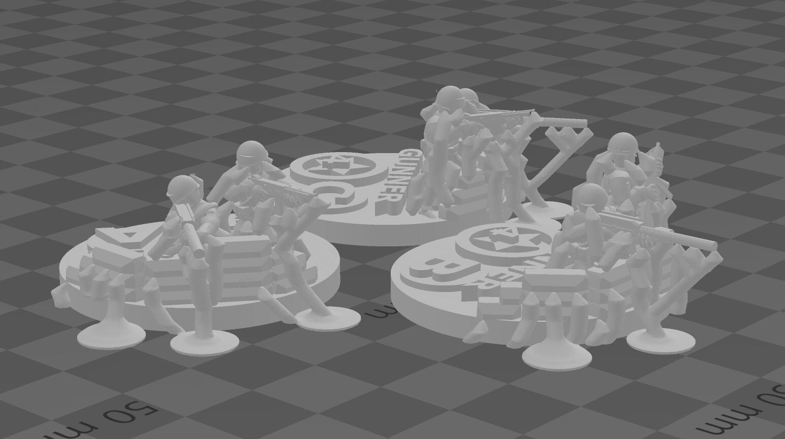 Undaunted Normandy to 3D Printers 3D models for gameboard digital files ...