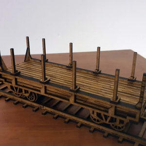 Wild West Freight Car Vol 2 + Rails SVG | Dxf | LBRN | Scale From 28mm ...