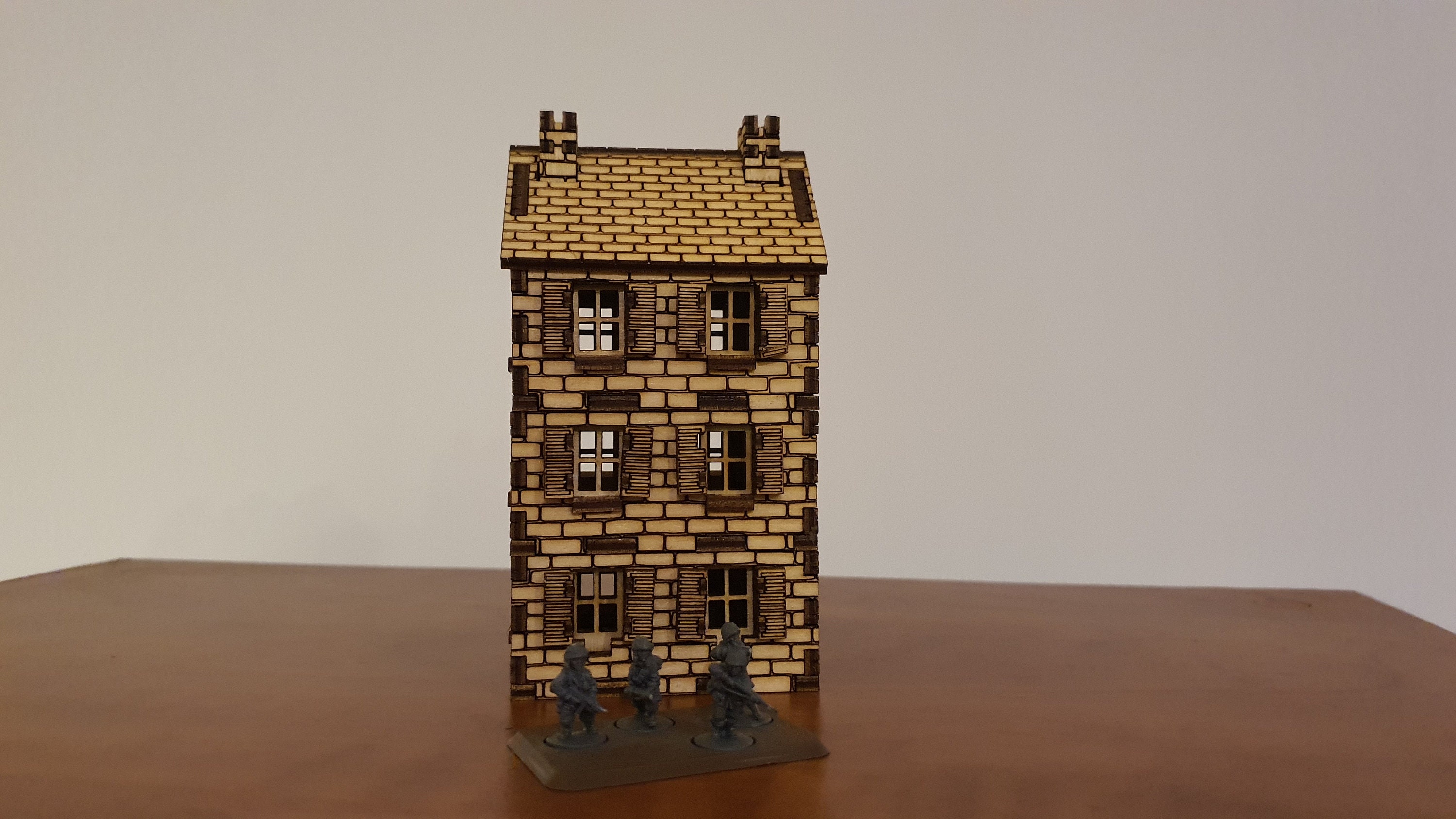 Files for Laser Cut Normandy House With Balcony : 15mm Wargaming ...