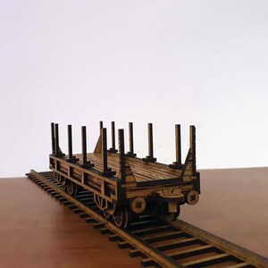Wild West Freight Car Vol 2 + Rails SVG | Dxf | LBRN | Scale From 28mm ...
