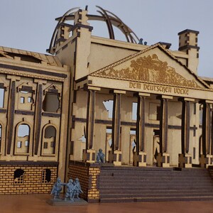 Files for Laser Cutting Reichstag 1945 Laser Scale 15mm 1/100 Wargaming ...