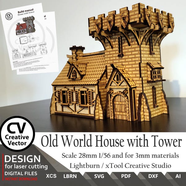 Miniature Medieval Building Kits - Etsy