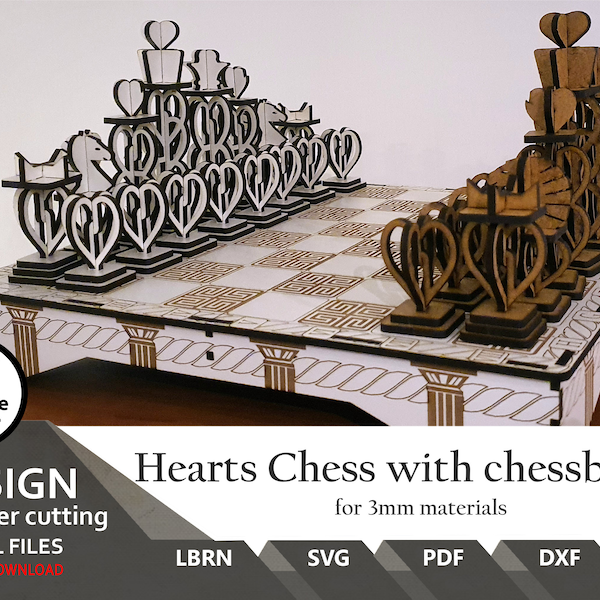 Chess Cut Files - Etsy