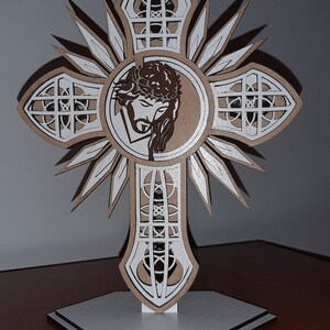 Jesus Cross 4 Layers SVG DXF PDF Easy to Laser Cut - Etsy