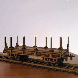 Wild West Freight Car Vol 2 + Rails SVG | Dxf | LBRN | Scale From 28mm ...