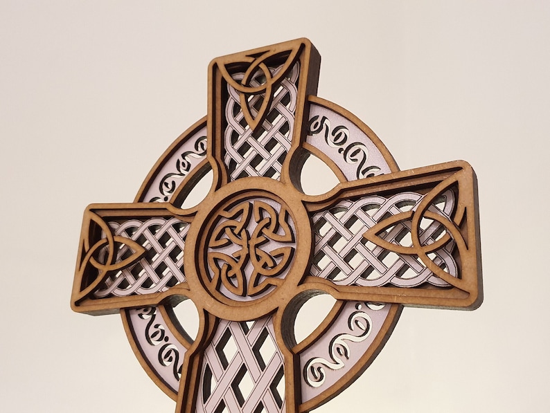 Celtic Cross SVG: 4 Layer Files for Laser Cut (digital Download) - Etsy
