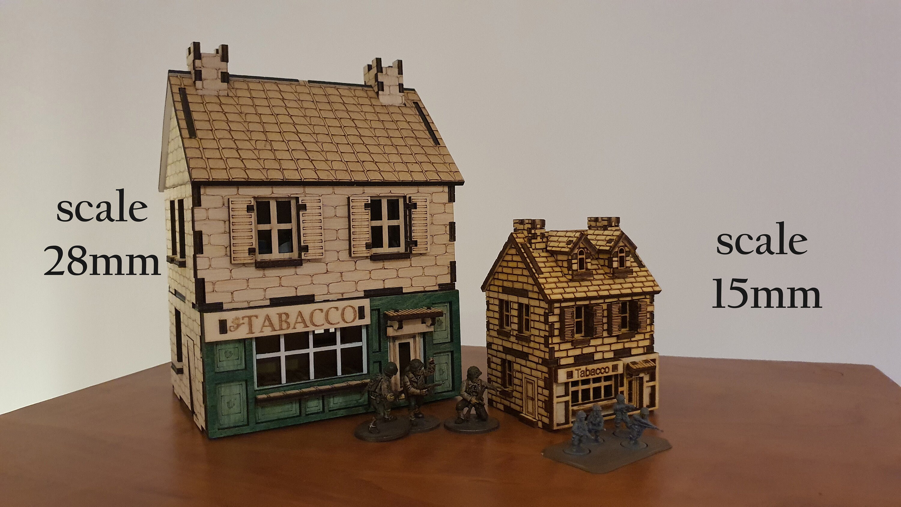 Laser Cut Files Normandy Modular Store House 15mm Wargaming - Etsy ...