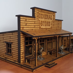 Wild West General Store & Warehouse Files for Laser Cut (SVG, DXF, LBRN ...