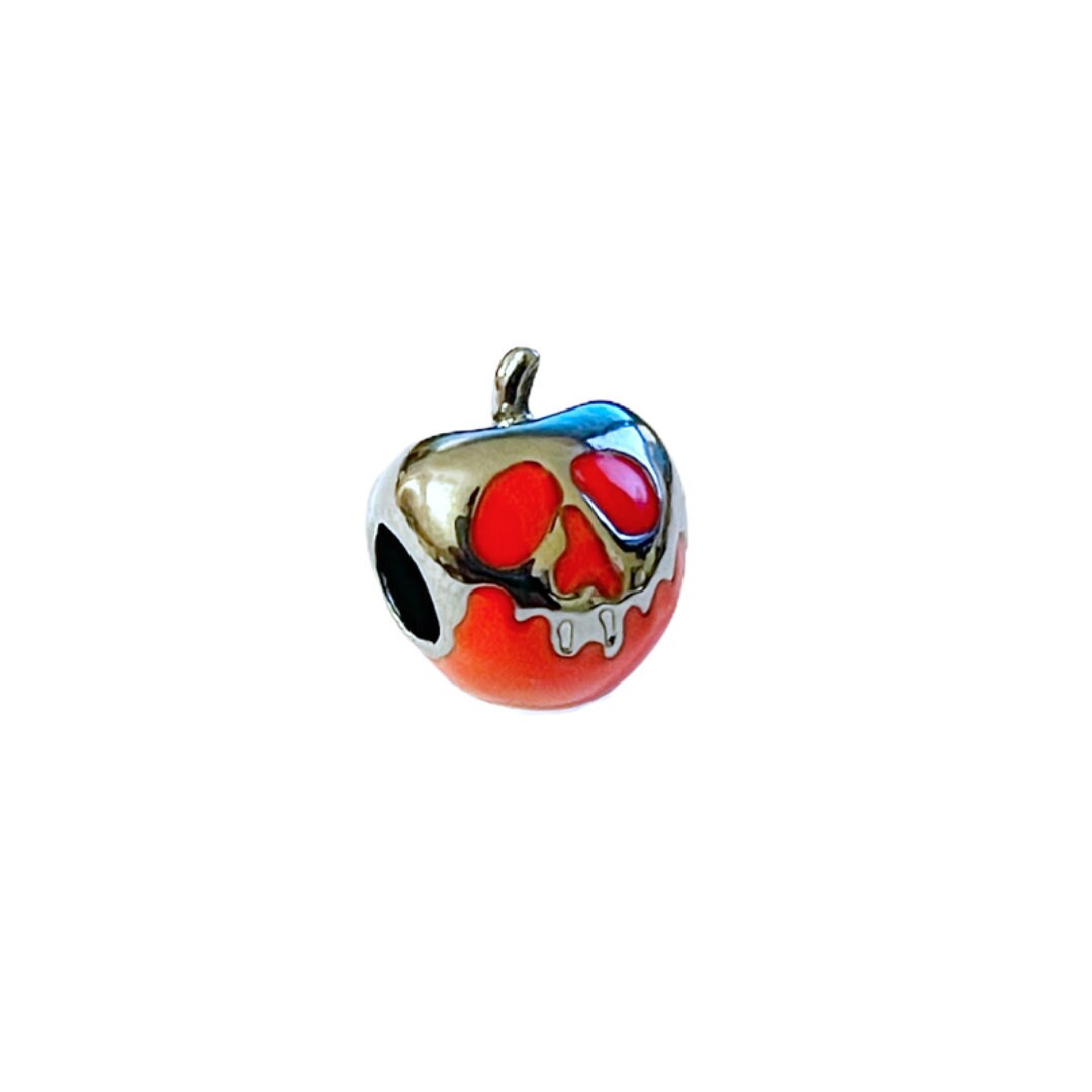 Enchanted Poisoned Apple Charm - Etsy