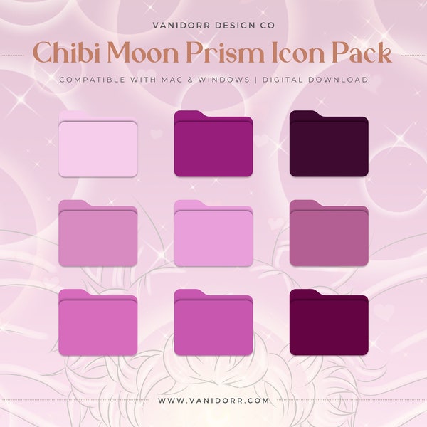 Sailor Moon Icons Desktop - Etsy