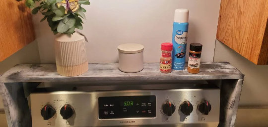 Stove Top Rack Stove Spice Rack Over the Stove Shelf - Etsy