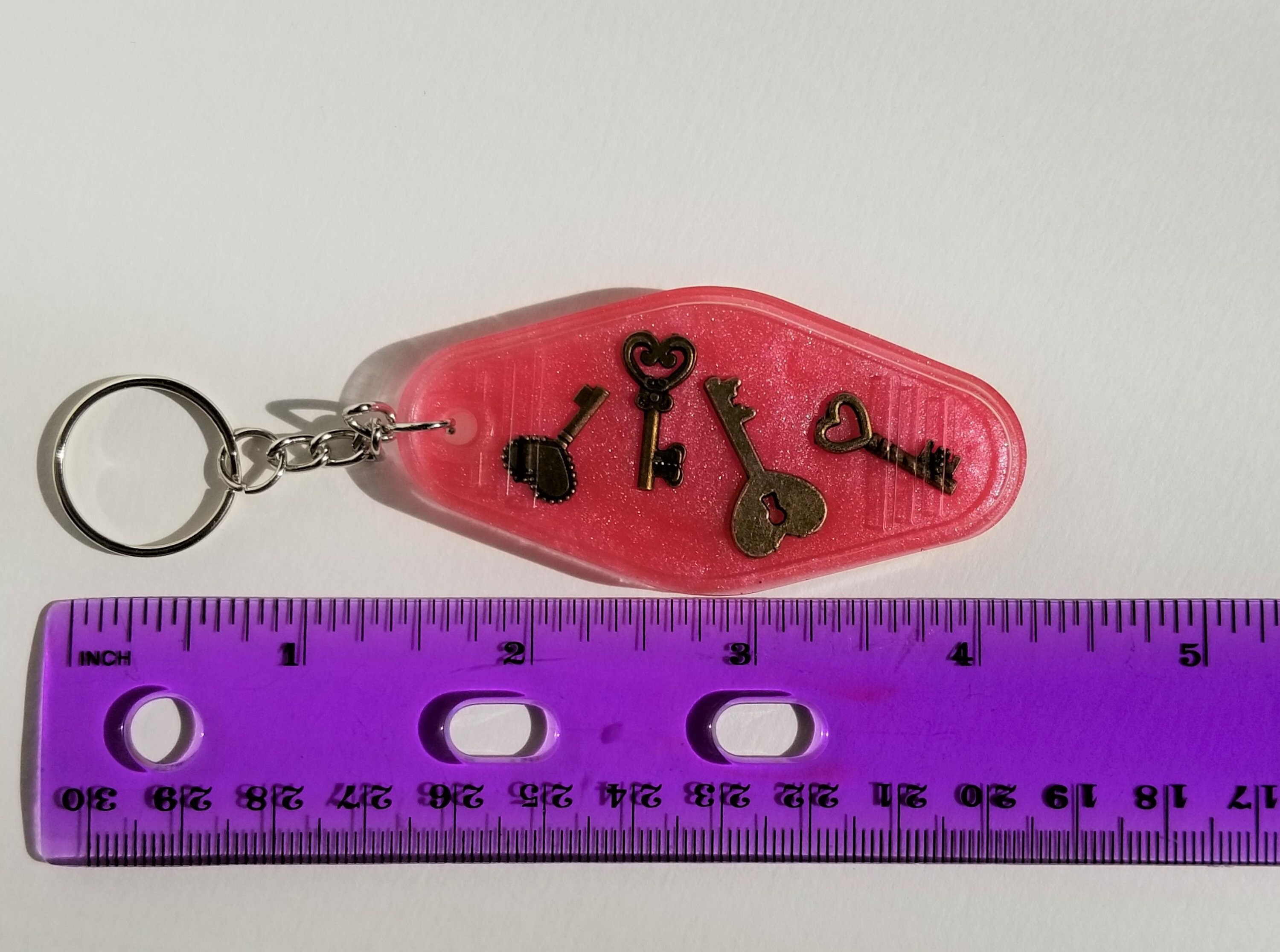 Subtle Vault Fan Themed Hotel Style Resin Keychain - Etsy